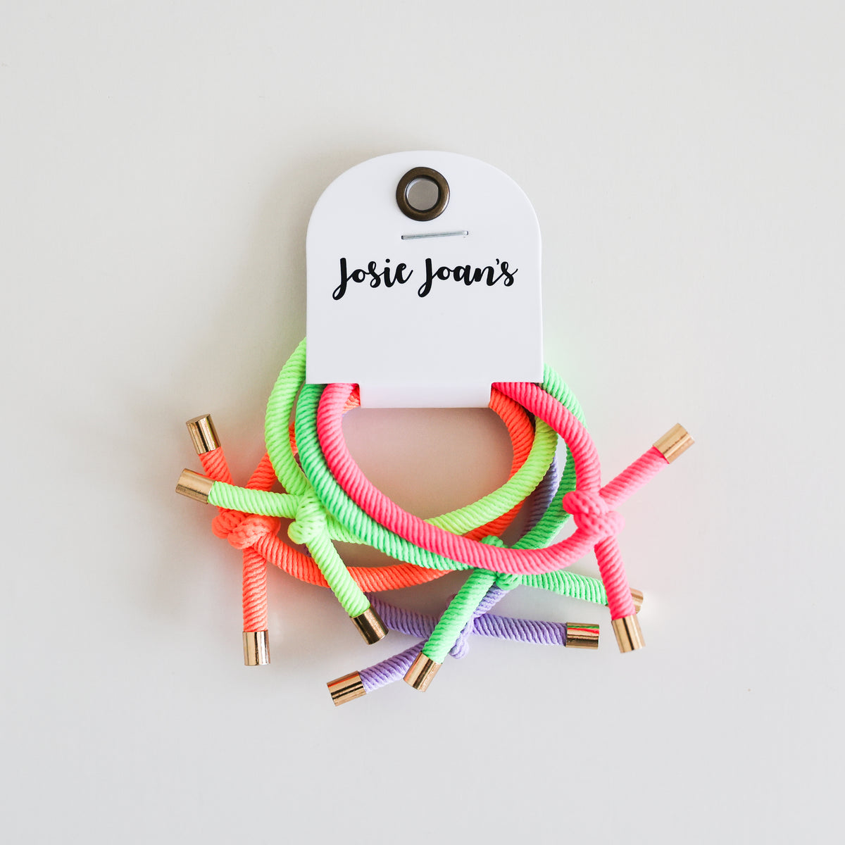 Neon Nora Hair Tie Essentials - Set of 5 – Josie Joan's